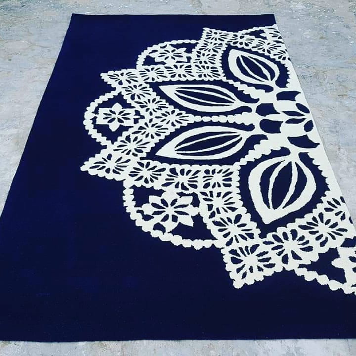 Carpet trends blue and white carpet - Carpets Trends